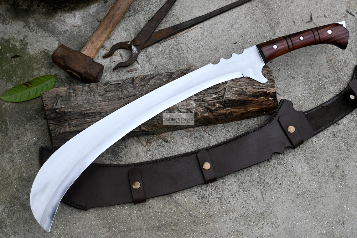 JUNGLE MACHETE / Large Jungle Machete/20 Inches Long Blade Heavy Duties ...