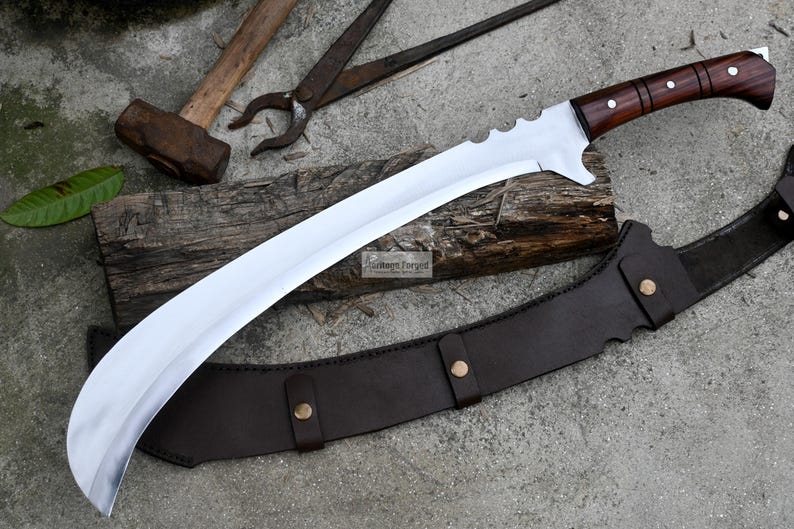 JUNGLE MACHETE / Large Jungle Machete/20 Inches Long Blade Heavy Duties ...