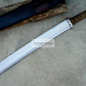 LONG SEAX MACHETE / Large Seax Knife/ 18 Inches Long Blade Heavy Duties ...