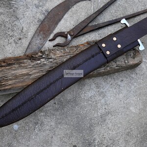 NAVAL MACHETE / Large Jungle Cleaver/20 Inches Long Blade Heavy Duties ...