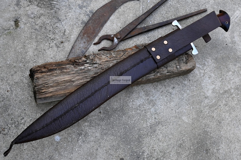 NAVAL MACHETE / Large Jungle Cleaver/20 Inches Long Blade Heavy Duties ...