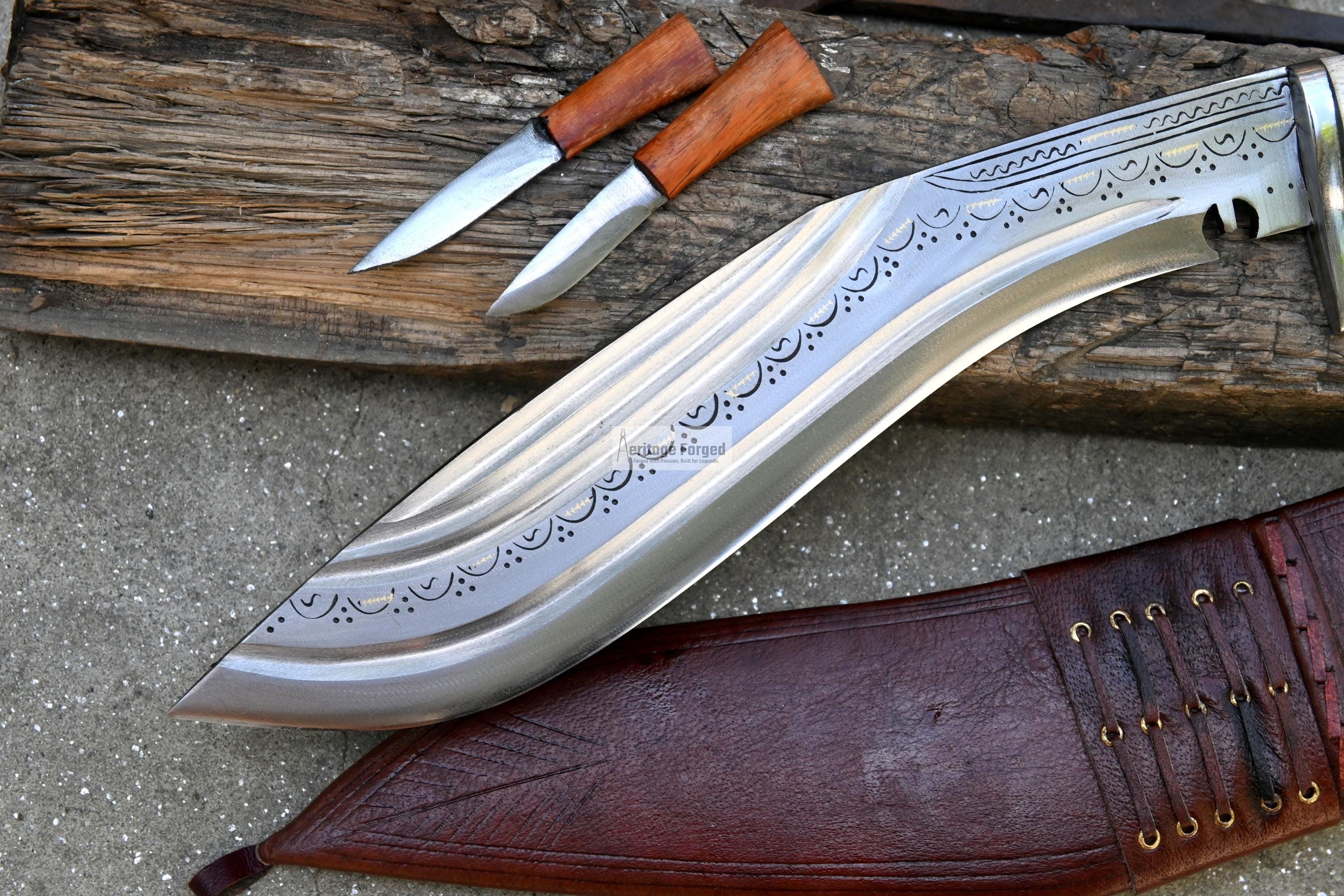 CHIRRA KHUKURI / Large Kukri Machete/ 13 Inches Long Blade Heavy Duties ...