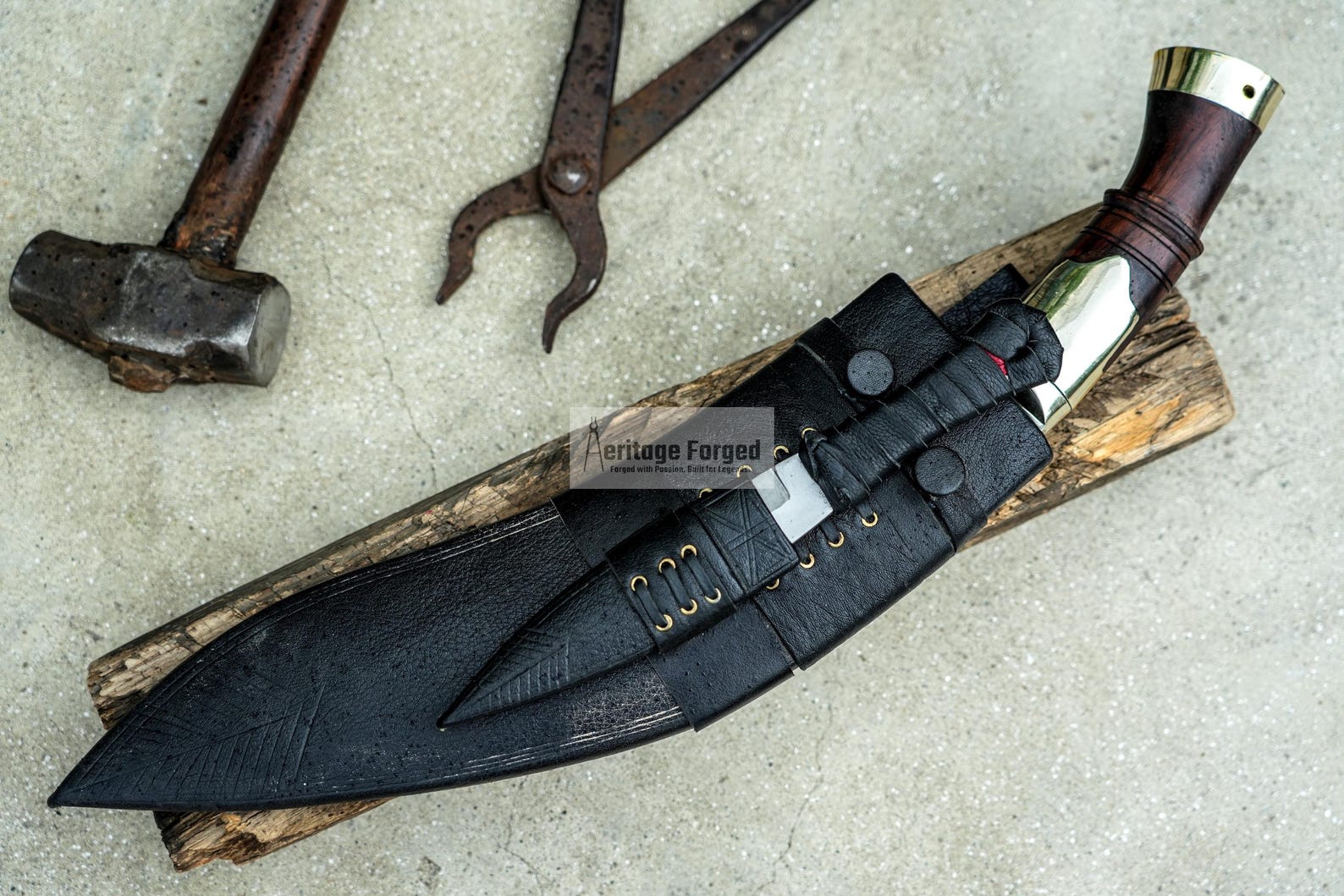 ANGKHOLA KHUKURI / Large Kukri Machete/ 14 Inches Long Blade Heavy ...