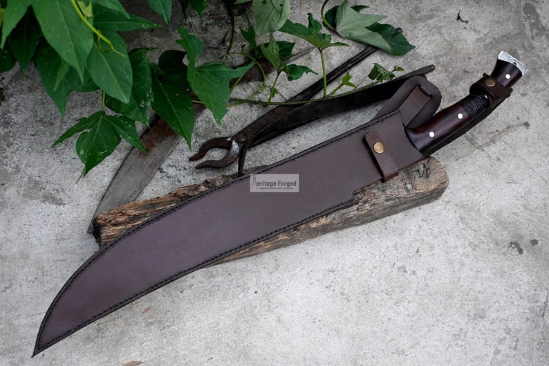 JUNGLE MACHETE / Large Jungle Clever/19 Inches Long Blade Heavy Duties ...