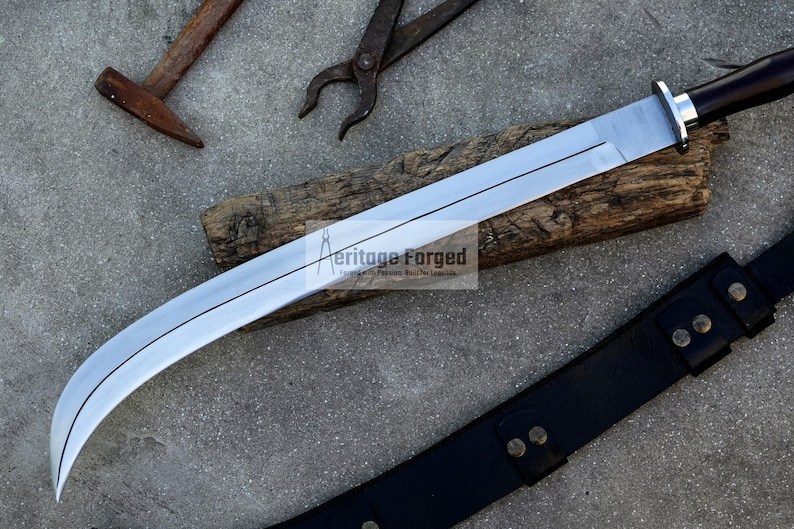 DACIAN FALX SWORD /23 Inches Long Blade Hand Forged Sword/ Tempered ...