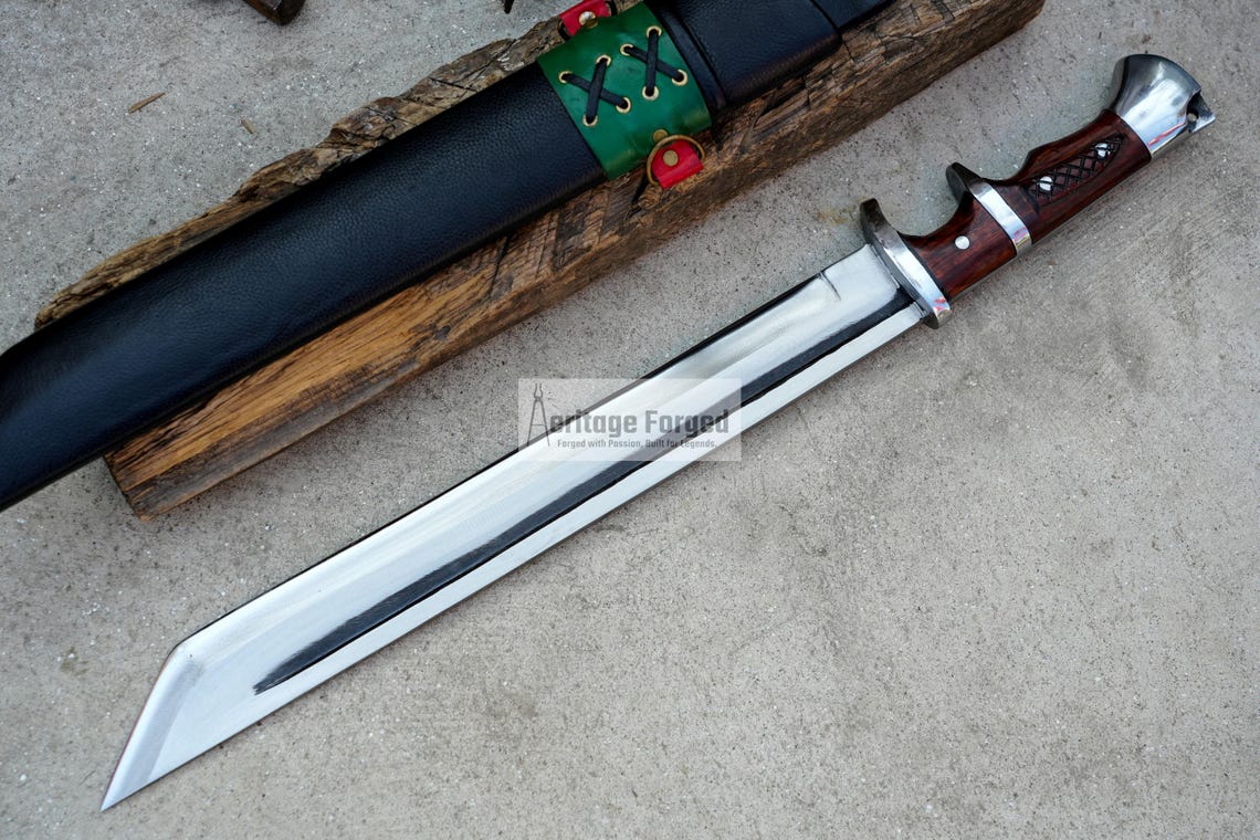 TANTO SWORD /15 Inches Long Blade Hand Forged Tanto Knife/leaf Spring ...