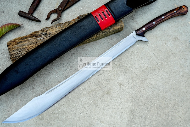 DAO MACHETE / Large Jungle Machete/24 Inches Long Blade Heavy Duties ...
