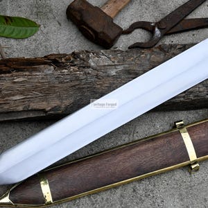 GLADIUS SWORD /18 Inches Long Blade Hand Forged Sword/ GLADIUS Machete ...