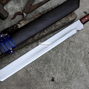 TANTO MACHETE / Large Jungle Machete/20 Inches Long Blade Heavy Duties ...