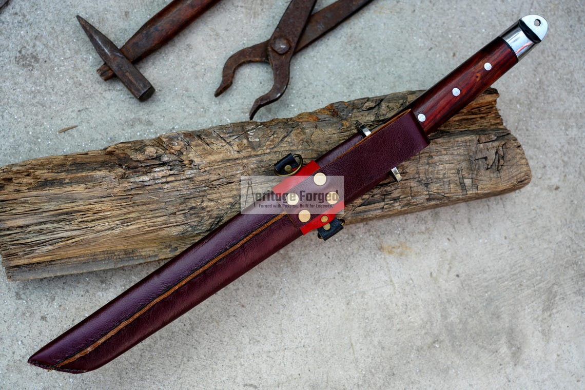 SHORT TANTO /12 Inches Long Blade Hand Forged Tanto Knife/leaf Spring ...