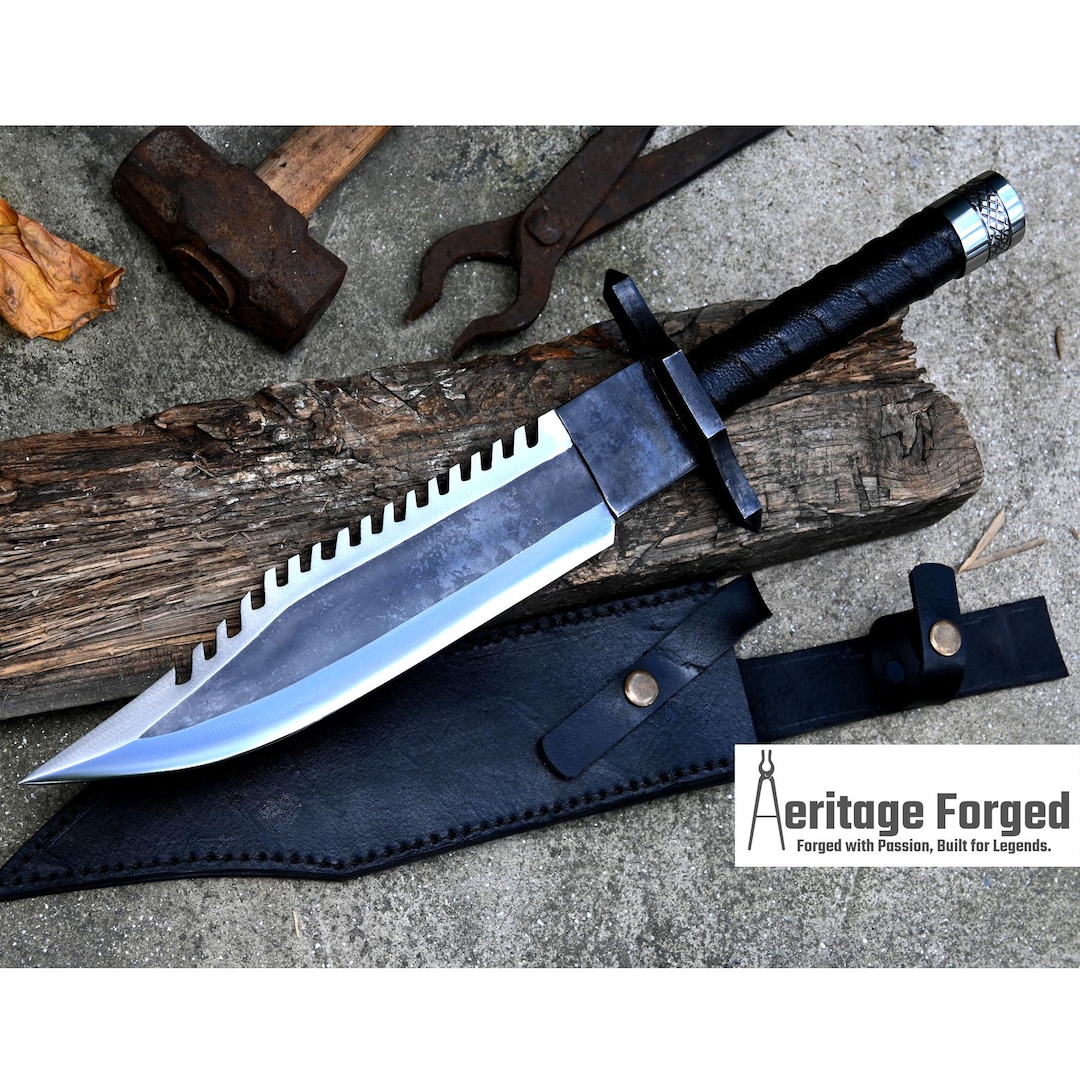 RAMBO PART II / Rambo First Blood Knife/ Hand Forged Knife/made From ...