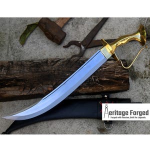 TALWAR DAGGER/15 Inches Long Blade Hand Forged Sword/leaf Spring of ...