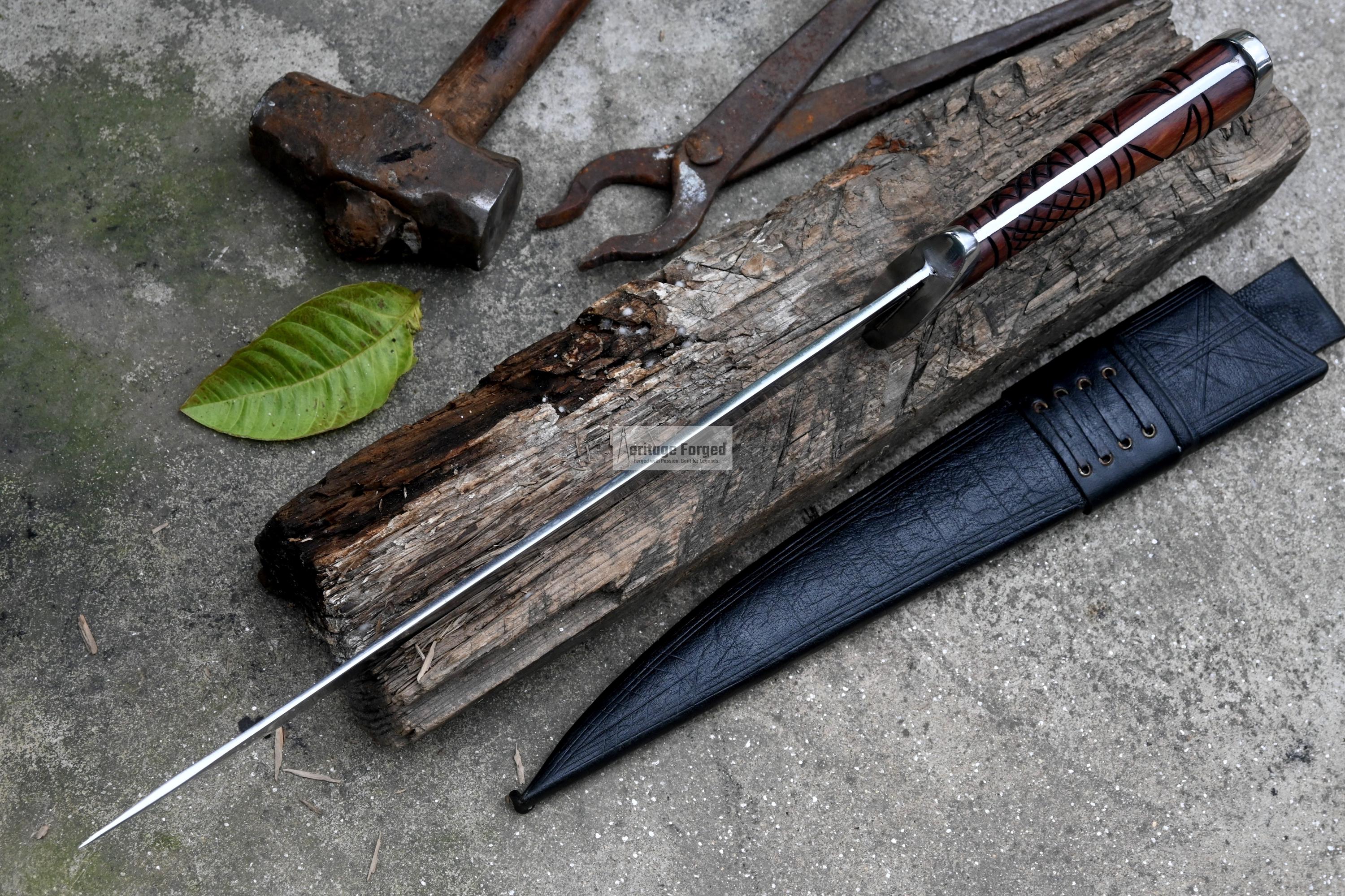 CHOPPER KNIFE / 13 Inches Long Blade Hunting Knife / Hand Forged Knife ...