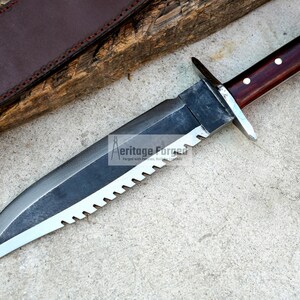 RAMBO PART II / 11 Inches Blade Rambo Knife/ Hand Forged Knife/made ...