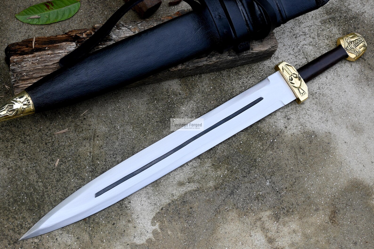 GLADIUS SWORD /20 Inches Long Blade Hand Forged Sword/ Gladius Machete ...