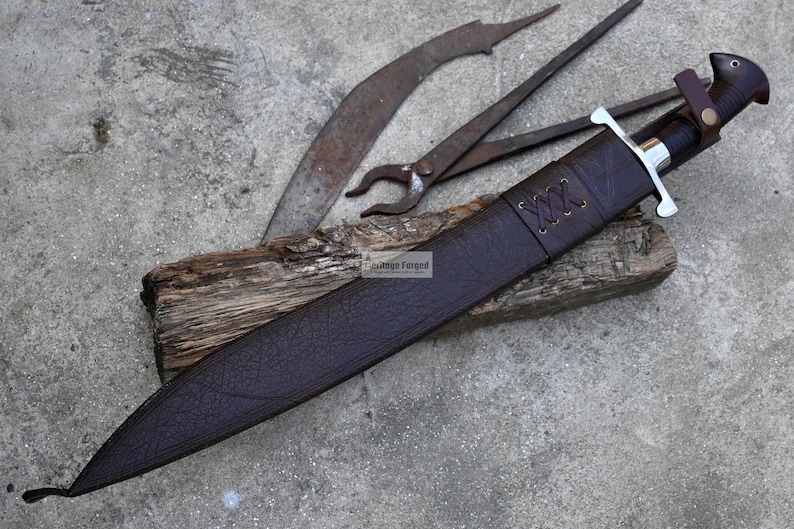 NAVAL MACHETE / Large Jungle Cleaver/20 Inches Long Blade Heavy Duties ...