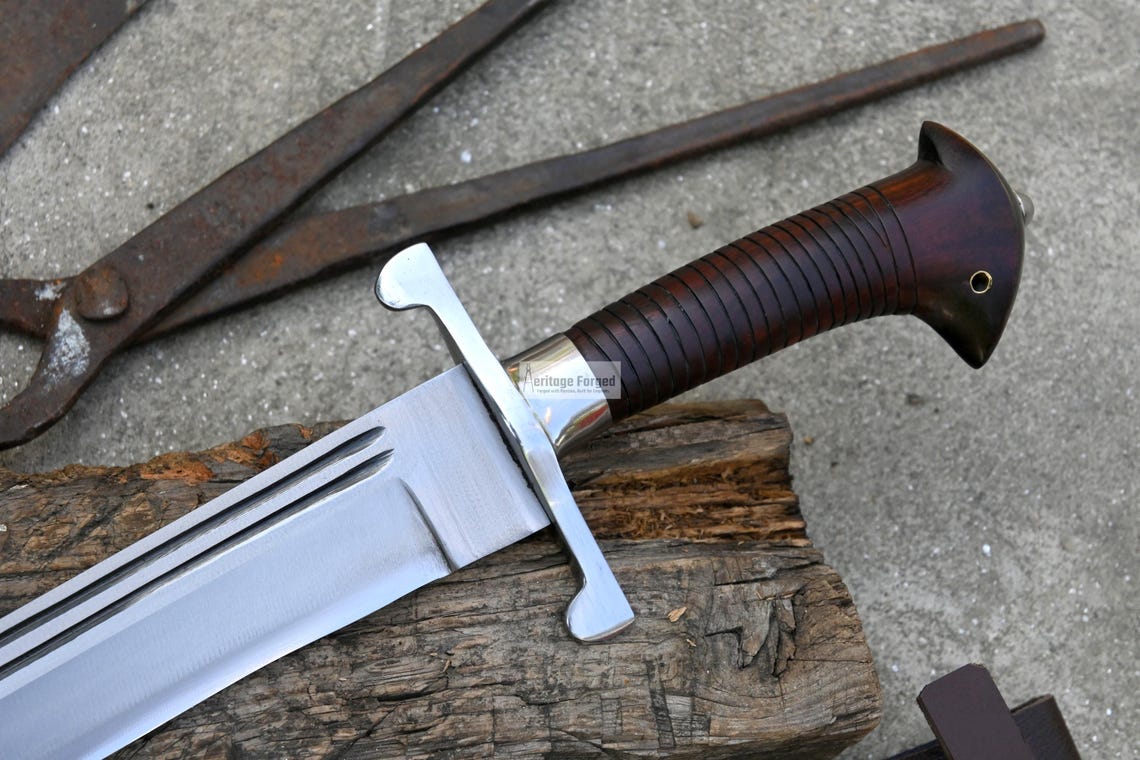 NAVAL MACHETE / Large Jungle Cleaver/20 Inches Long Blade Heavy Duties ...
