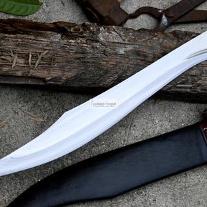 SCIMITAR SWORD/18 Inches Long Blade Hand Forged Sword/leaf Spring of ...
