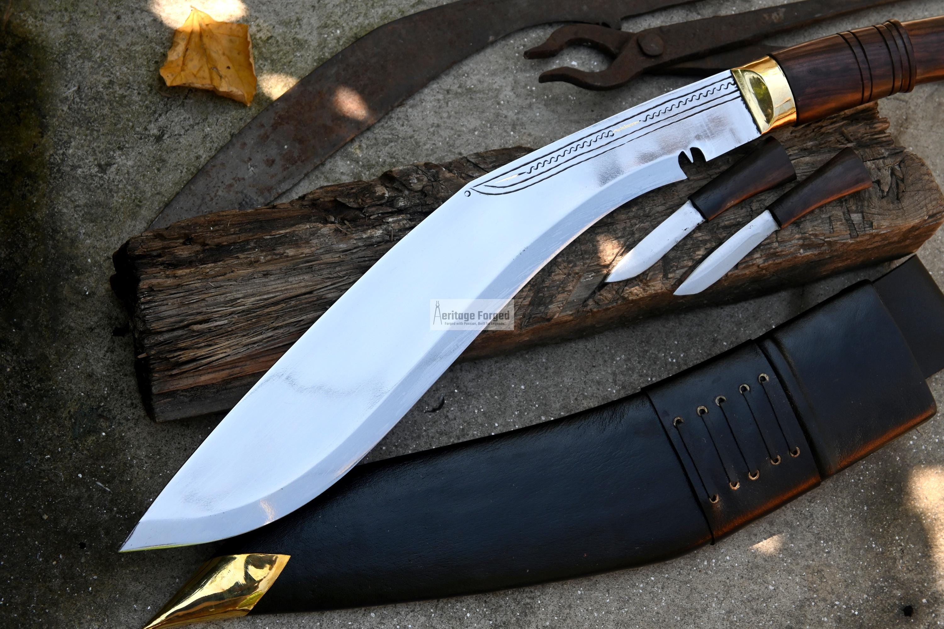 TRADITIONAL KHUKURI / Large Kukri Machete/ 18 Inches Long Blade Heavy ...