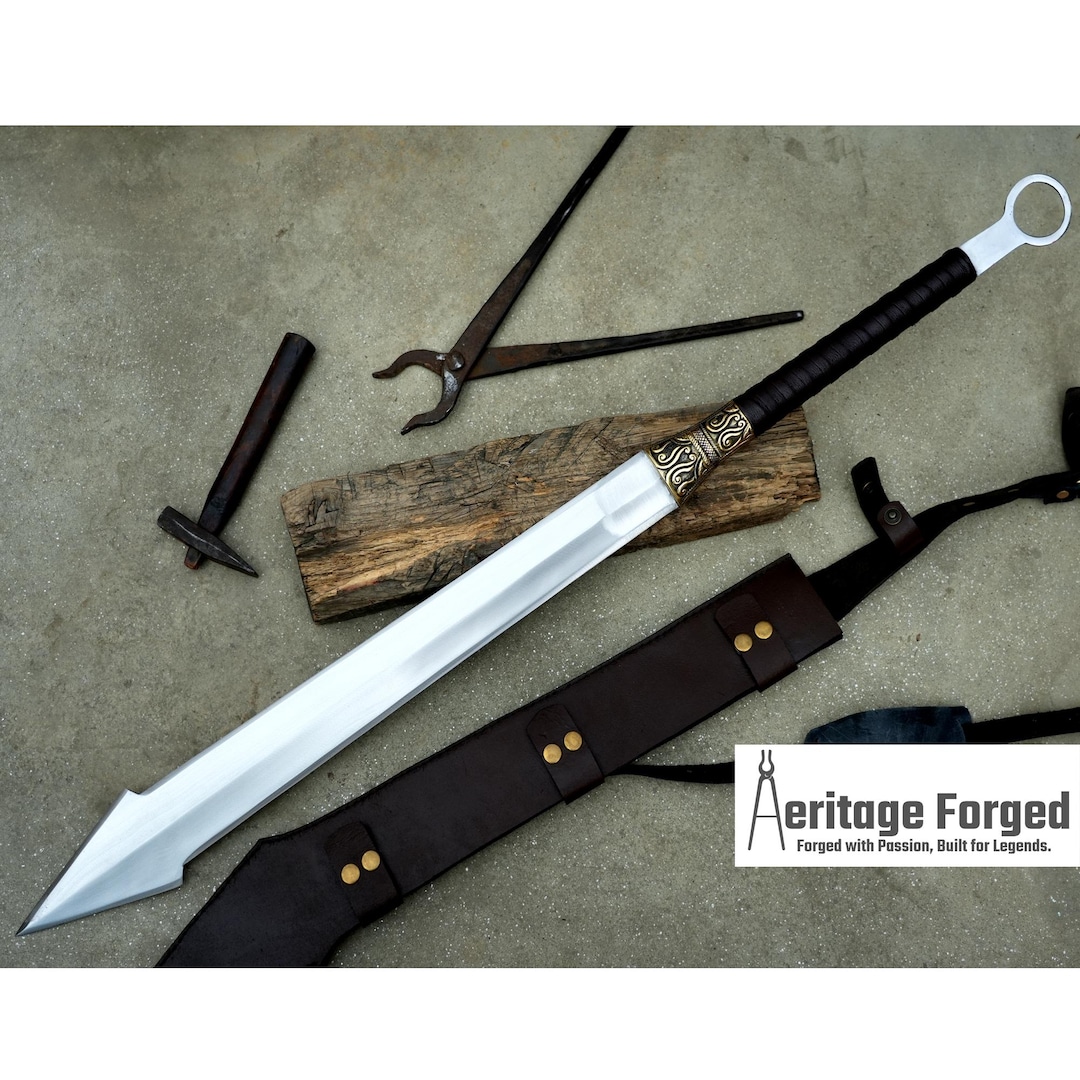 KINGS SWORD/24 Inches Long Blade Hand Forged Sword/leaf Spring of Truck ...