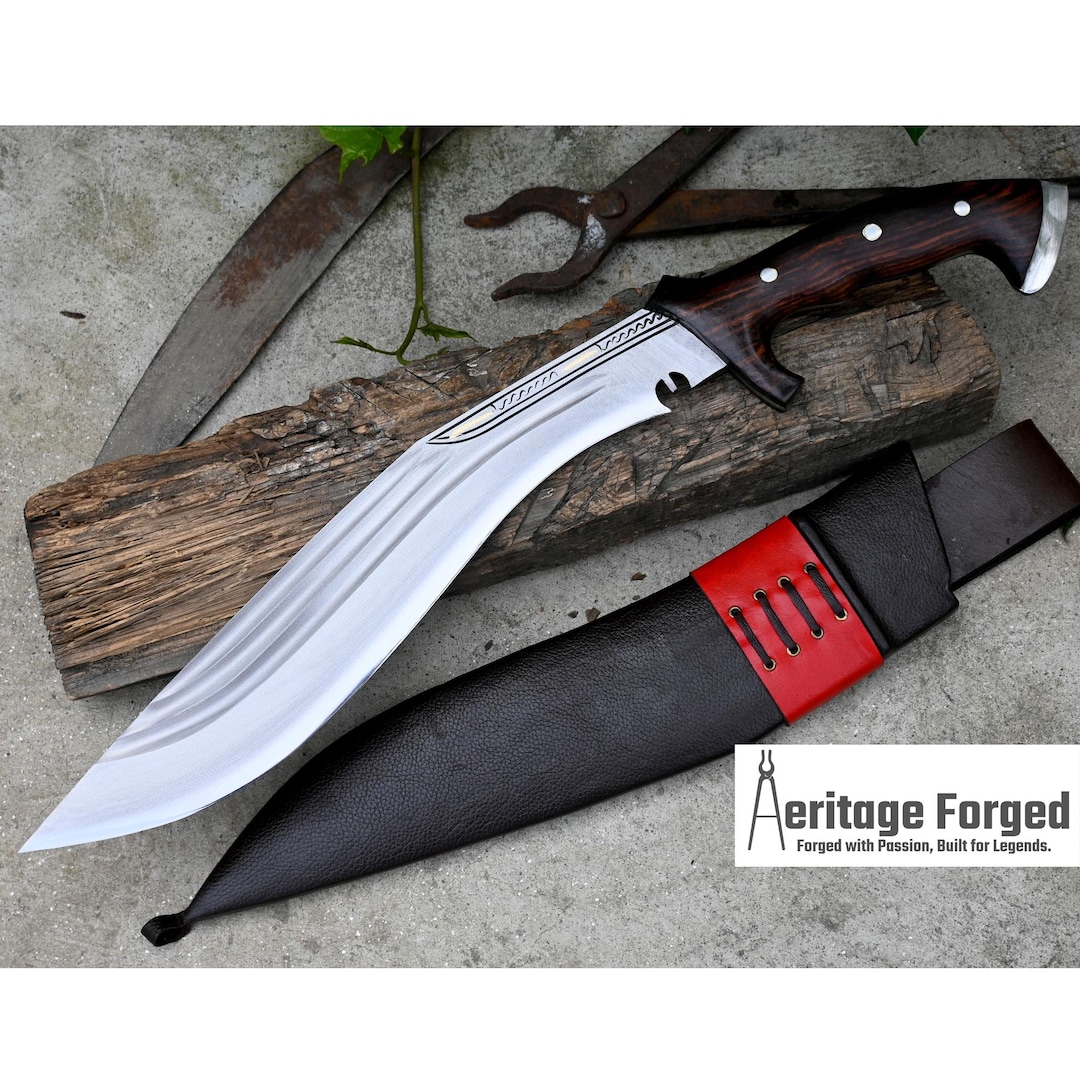 CHIRRA KHUKURI / Large Kukri Machete/ 14 Inches Long Blade Heavy Duties ...