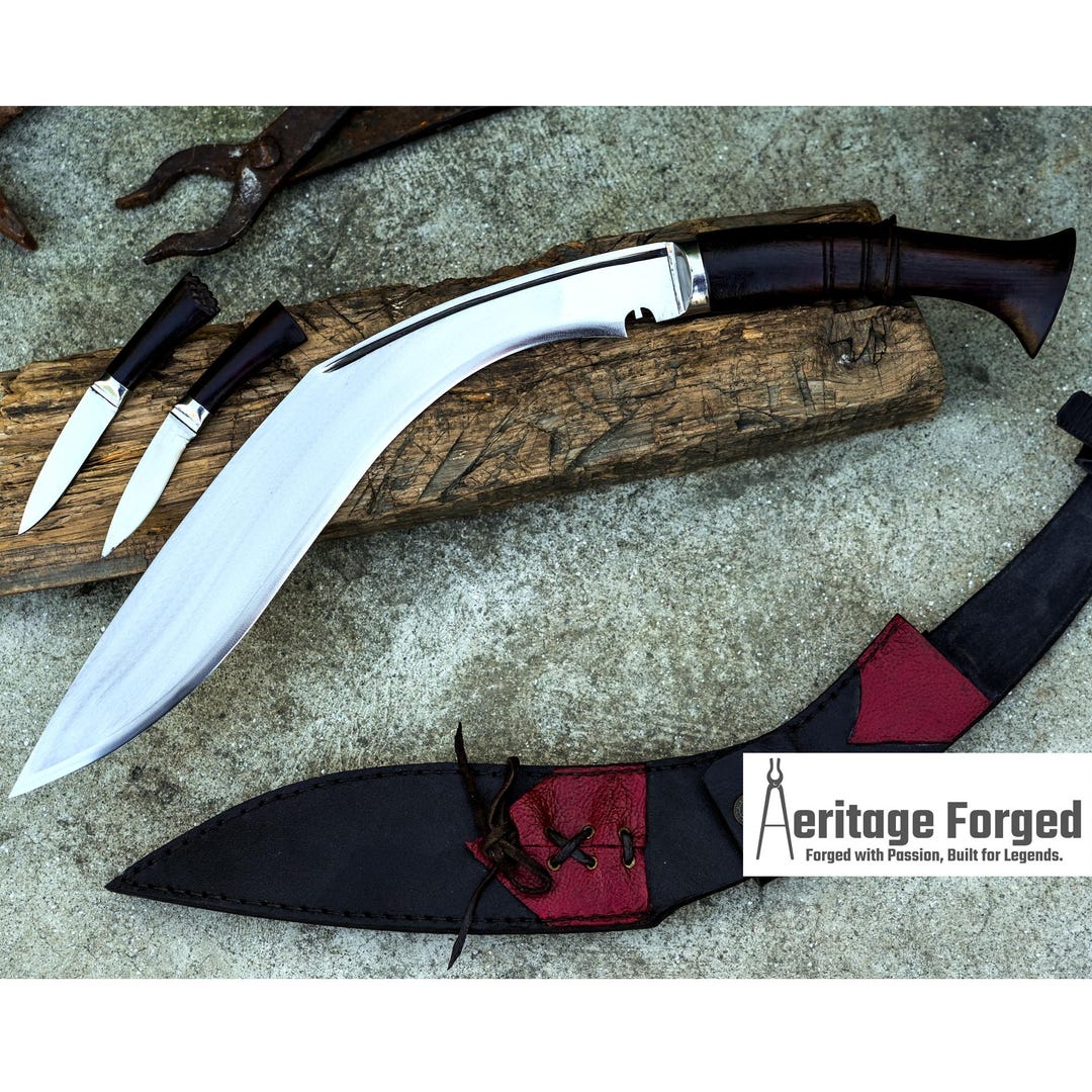 HANSHEE KHUKURI / Large Kukri Machete/ 14 Inches Long Blade Heavy ...