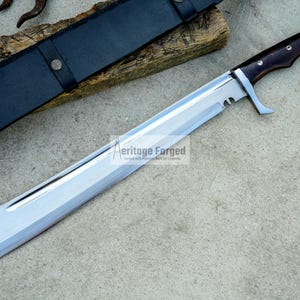 MACIEJOWSKI FALICON MACHETE / Large Morgan Sword /18 Inches Long Blade ...