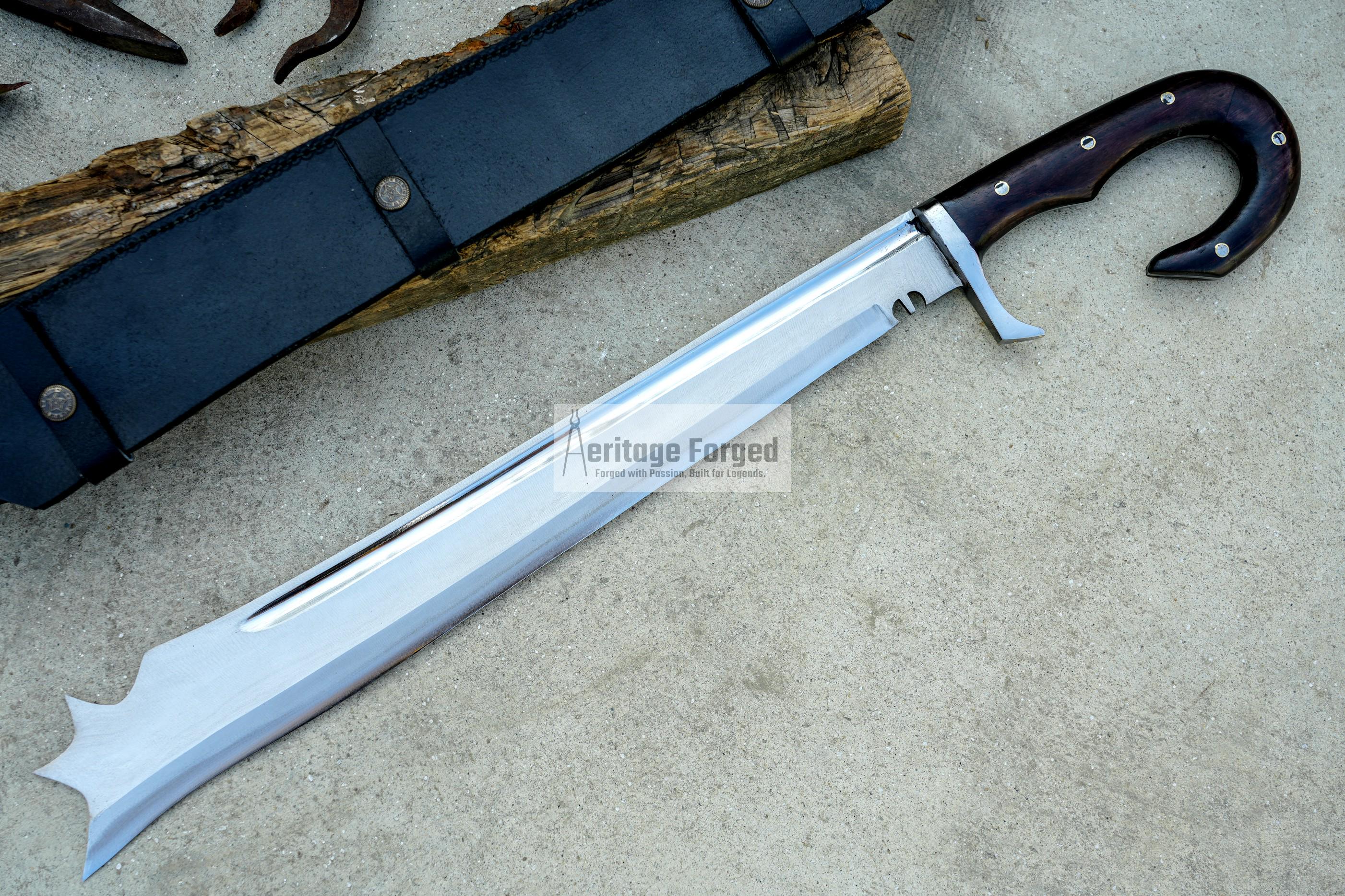 MACIEJOWSKI FALICON MACHETE / Large Morgan Sword /18 Inches Long Blade ...