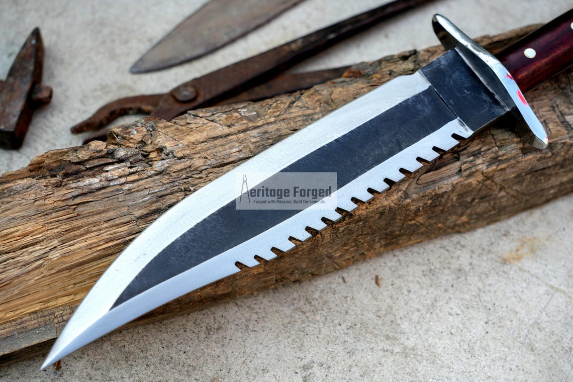 RAMBO PART II / 11 Inches Blade Rambo Knife/ Hand Forged Knife/made ...