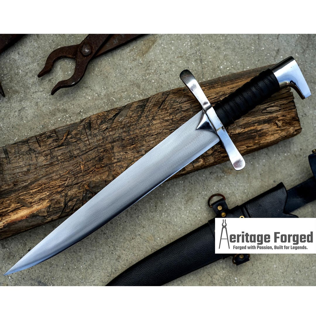 DAGGER/12 Inches Long Blade Hand Forged Dagger/leaf Spring of Truck ...