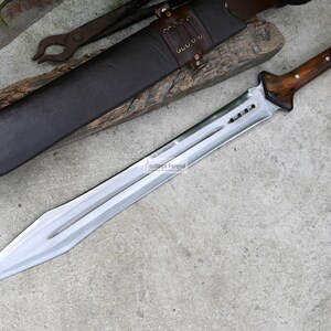 GLADIUS SWORD /21 Inches Long Blade Hand Forged Sword/ Gladius Machete ...
