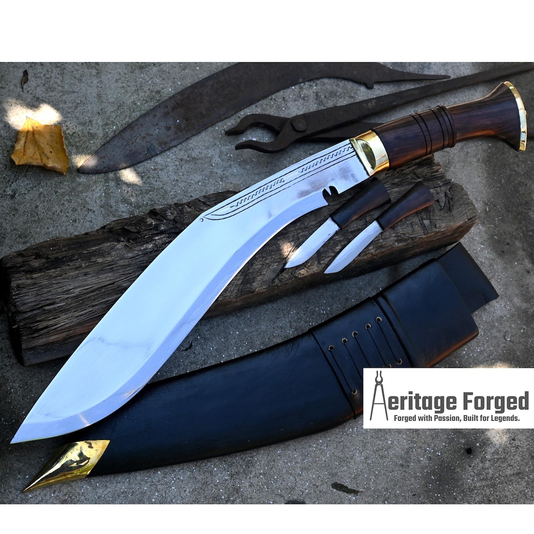 TRADITIONAL KHUKURI / Large Kukri Machete/ 18 Inches Long Blade Heavy ...