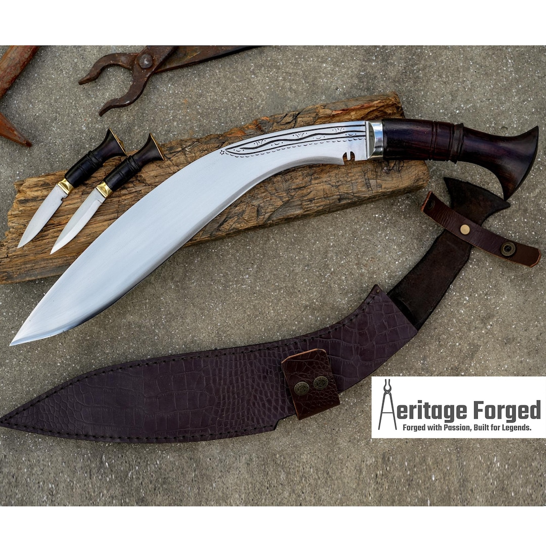 SIRUPATE KHUKURI / Large Kukri Machete/ 15 Inches Long Blade Heavy ...
