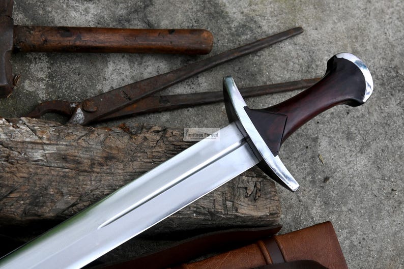 GERMAN DEGEN SWORD/24 Inches Long Blade Hand Forged Sword/leaf Spring ...
