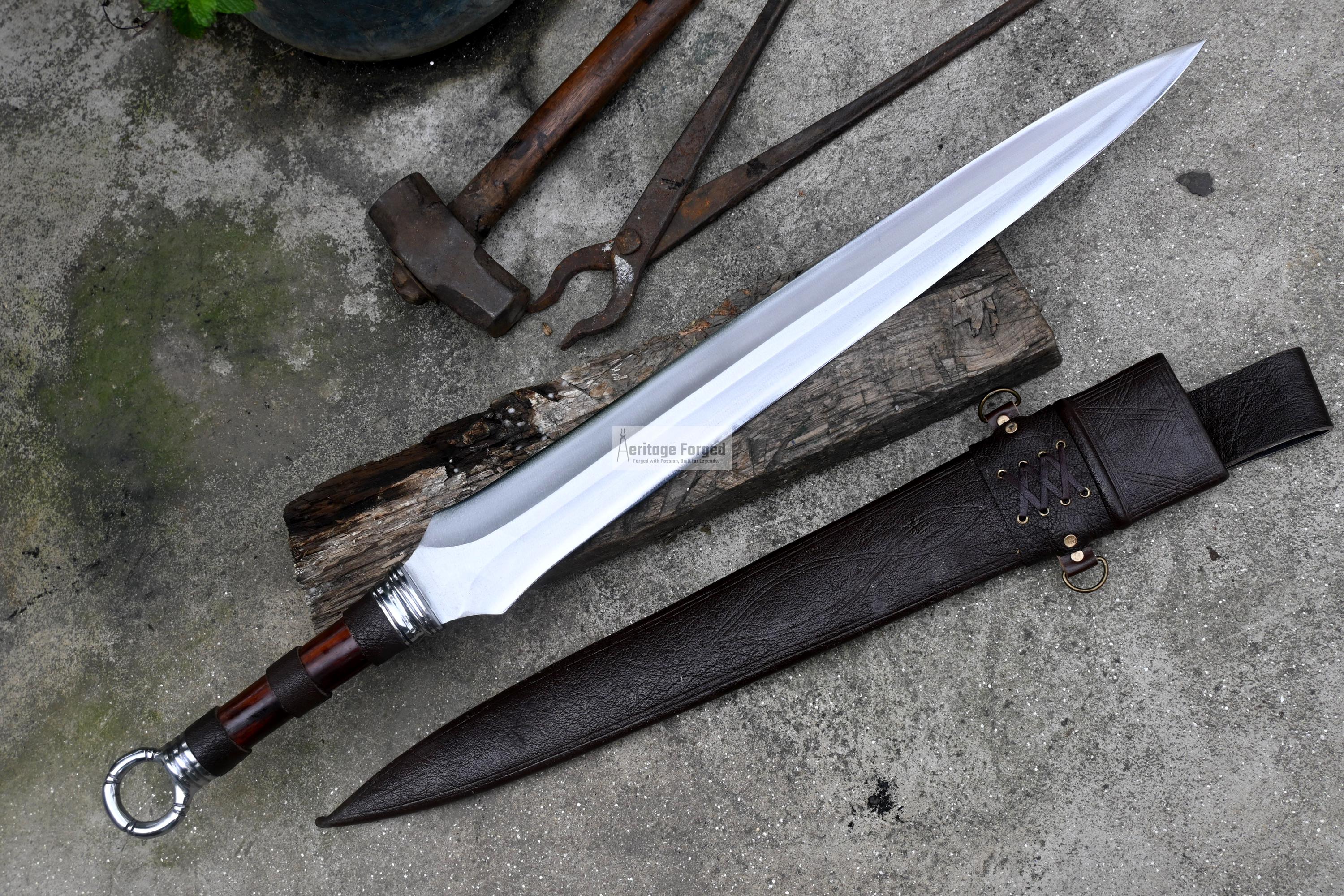VIKING SWORD/20 Inches Long Blade Hand Forged Sword/leaf Spring of ...