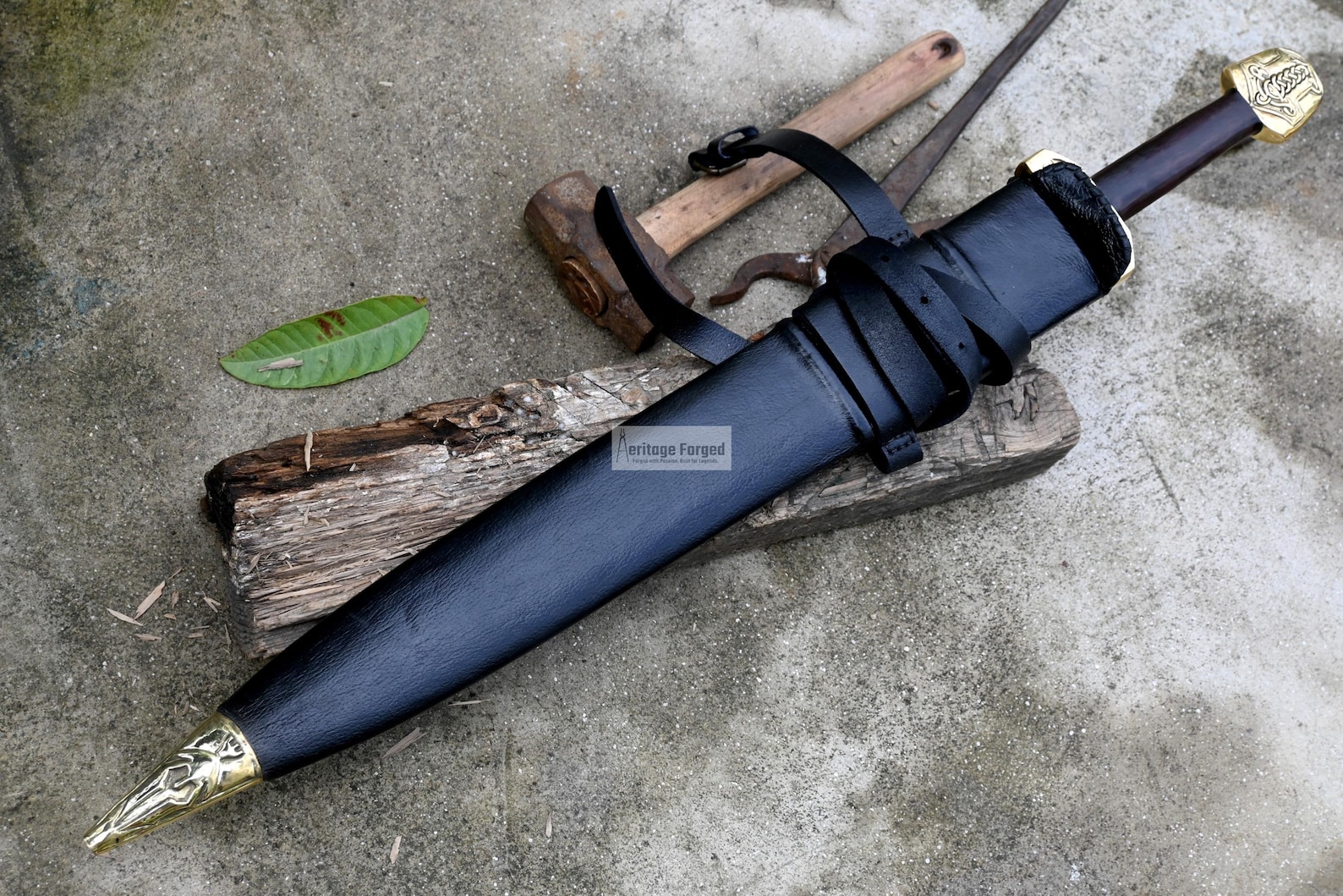 GLADIUS SWORD /20 Inches Long Blade Hand Forged Sword/ Gladius Machete ...