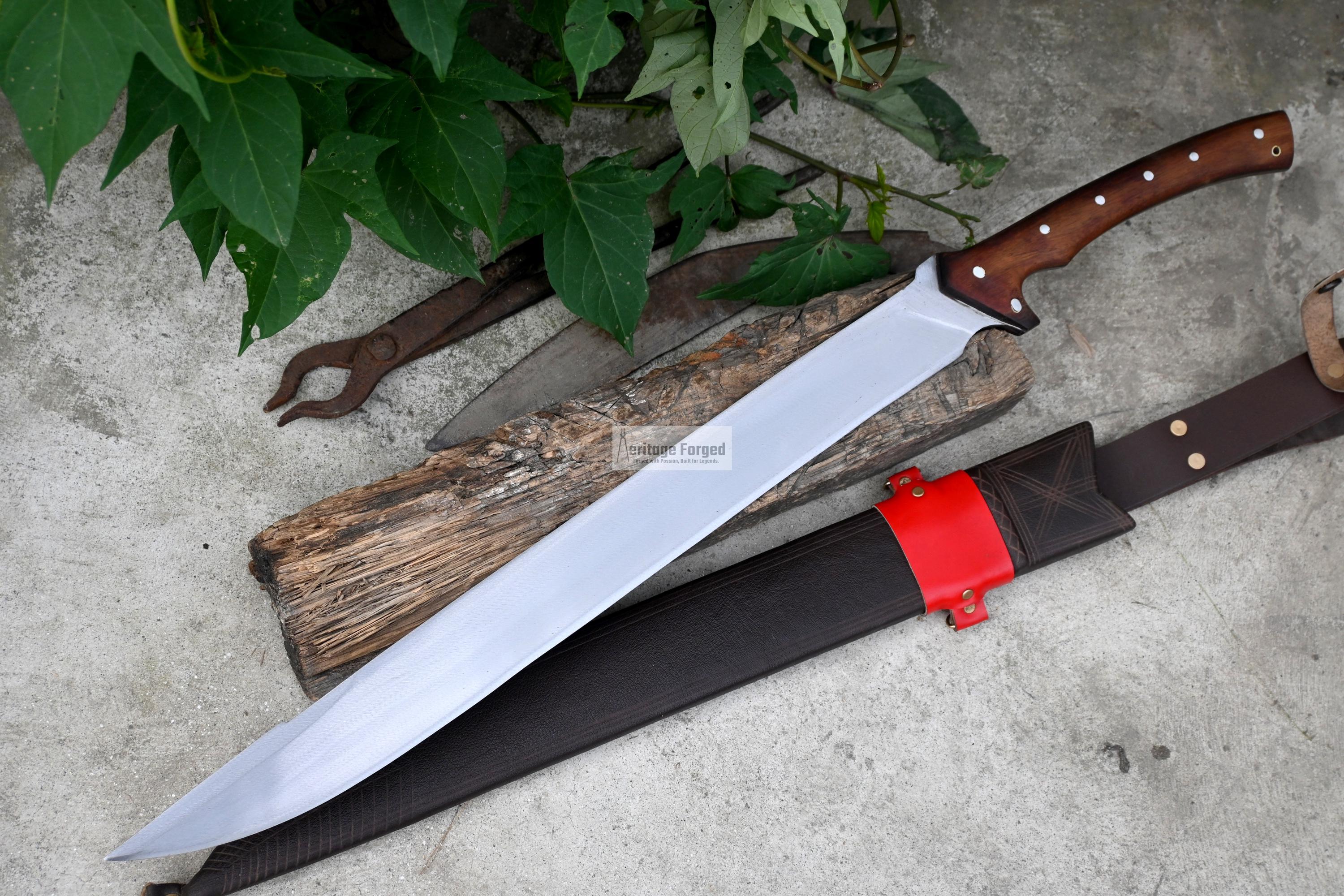 SPARTAN MACHETE / Large Jungle Machete/21 Inches Long Blade Heavy ...