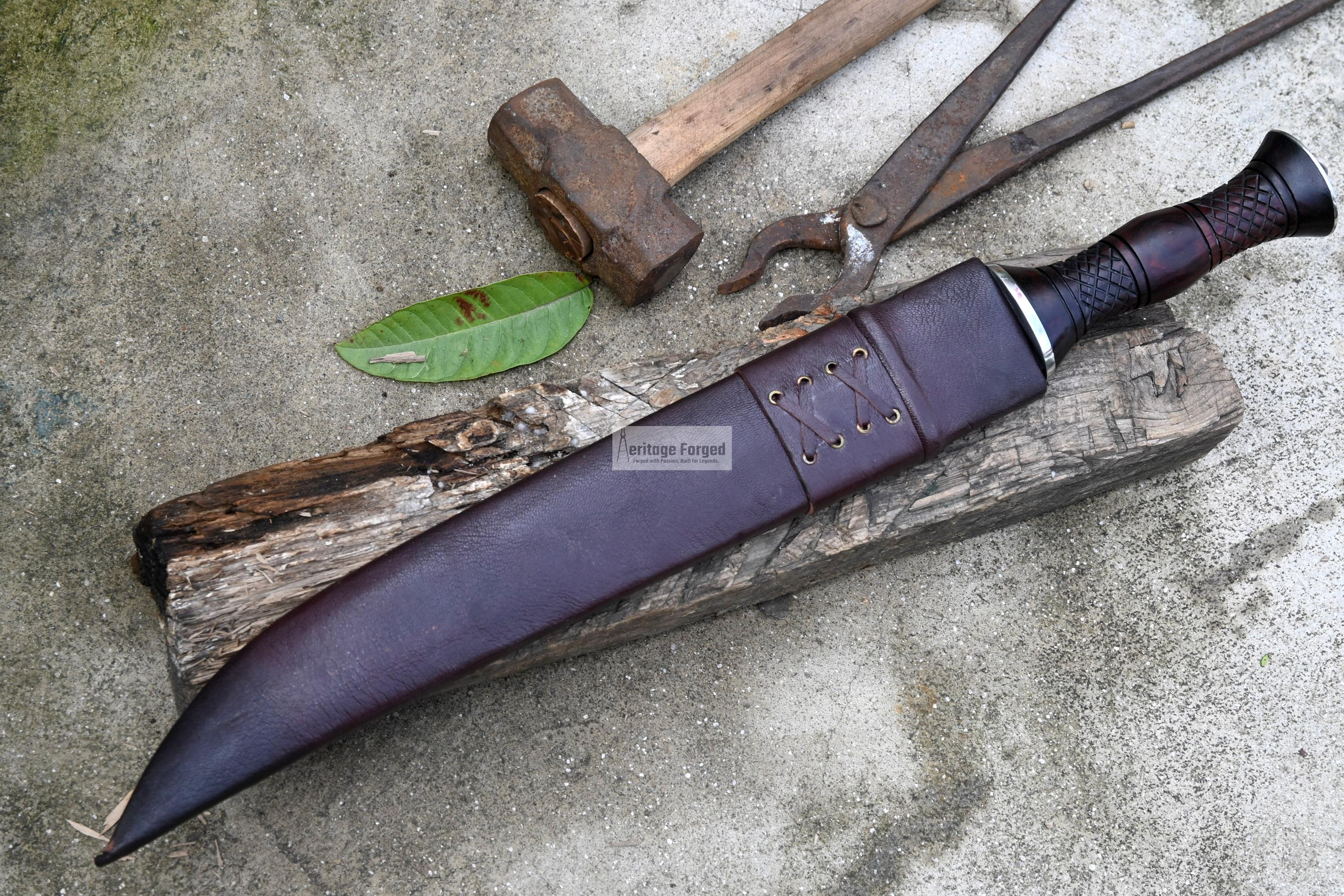 HUNTING KNIFE / 15 Inches Long Blade Hunting Knife / Hand Forged Knife ...