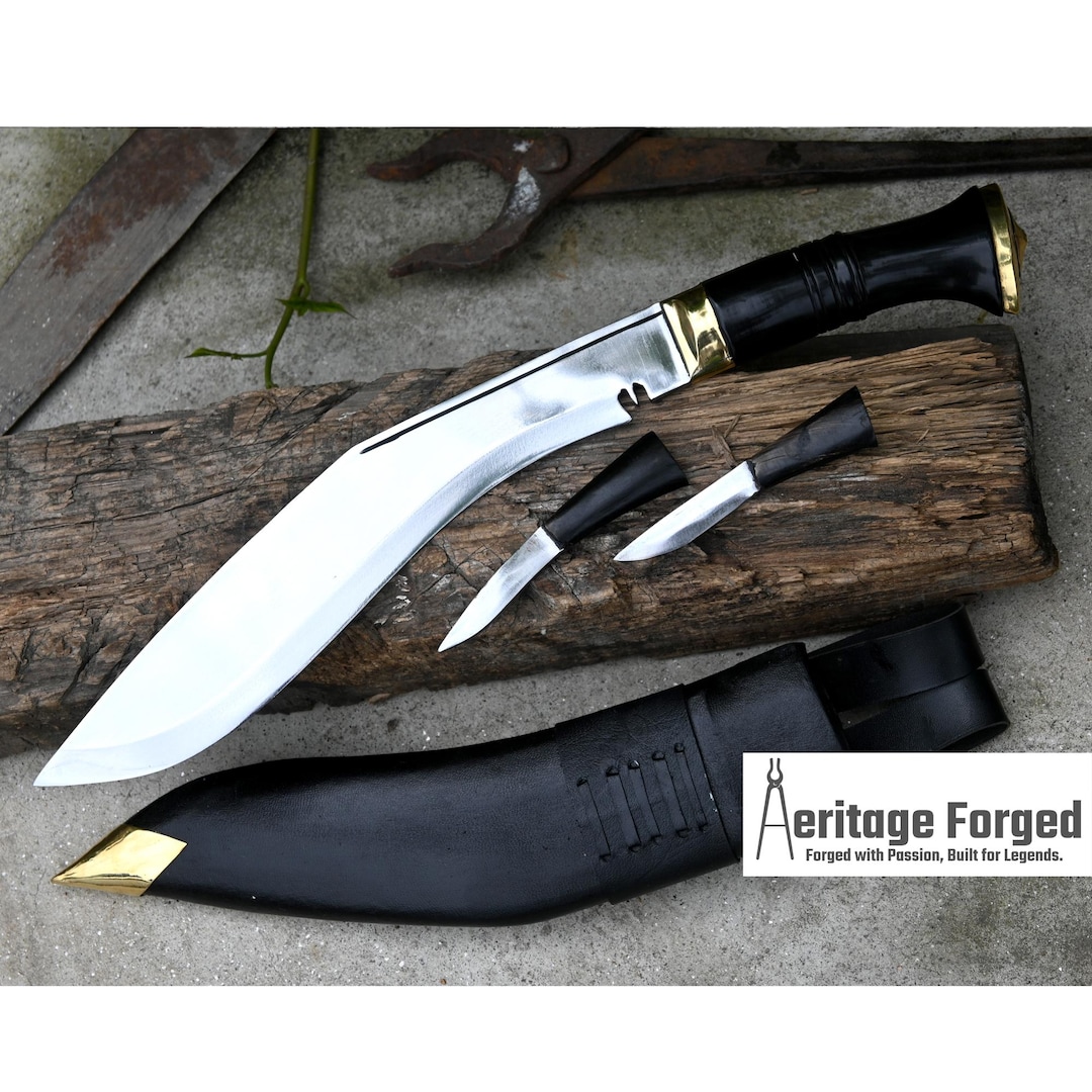 CURRENT OFFICIAL KHUKURI / Kukri Machete/ 10 Inches Long Blade Official ...