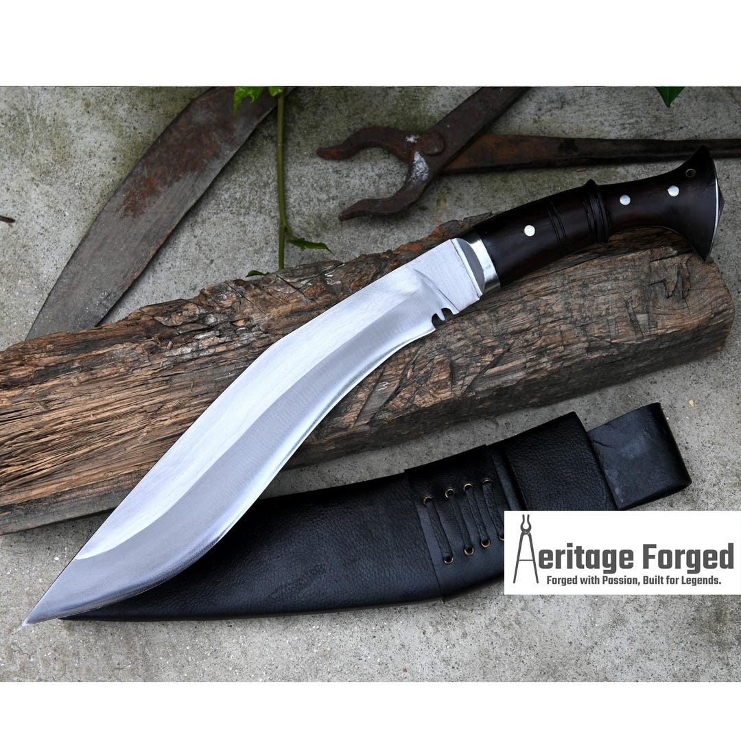 KHUKURI MACHETE/ Kukri Machete/ 12 Inches Long Blade Heavy Duties ...