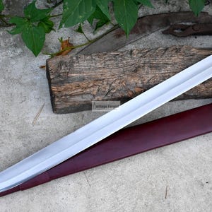 SINGLE EDGE SWORD/24 Inches Long Blade Hand Forged Sword/leaf Spring of ...