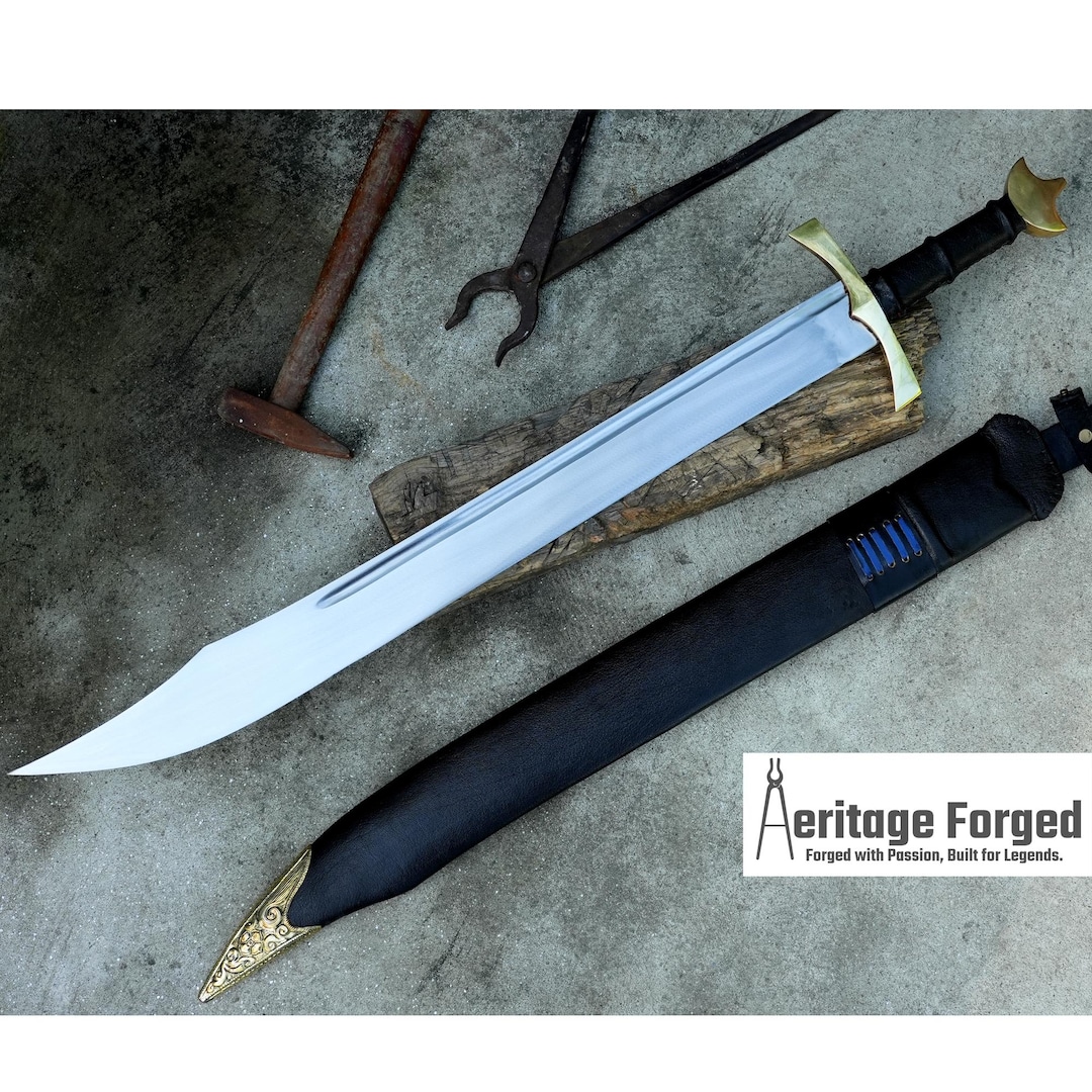 FALCHION SWORD /27 Inches Long Blade Hand Forged Sword/ Hand Forged ...