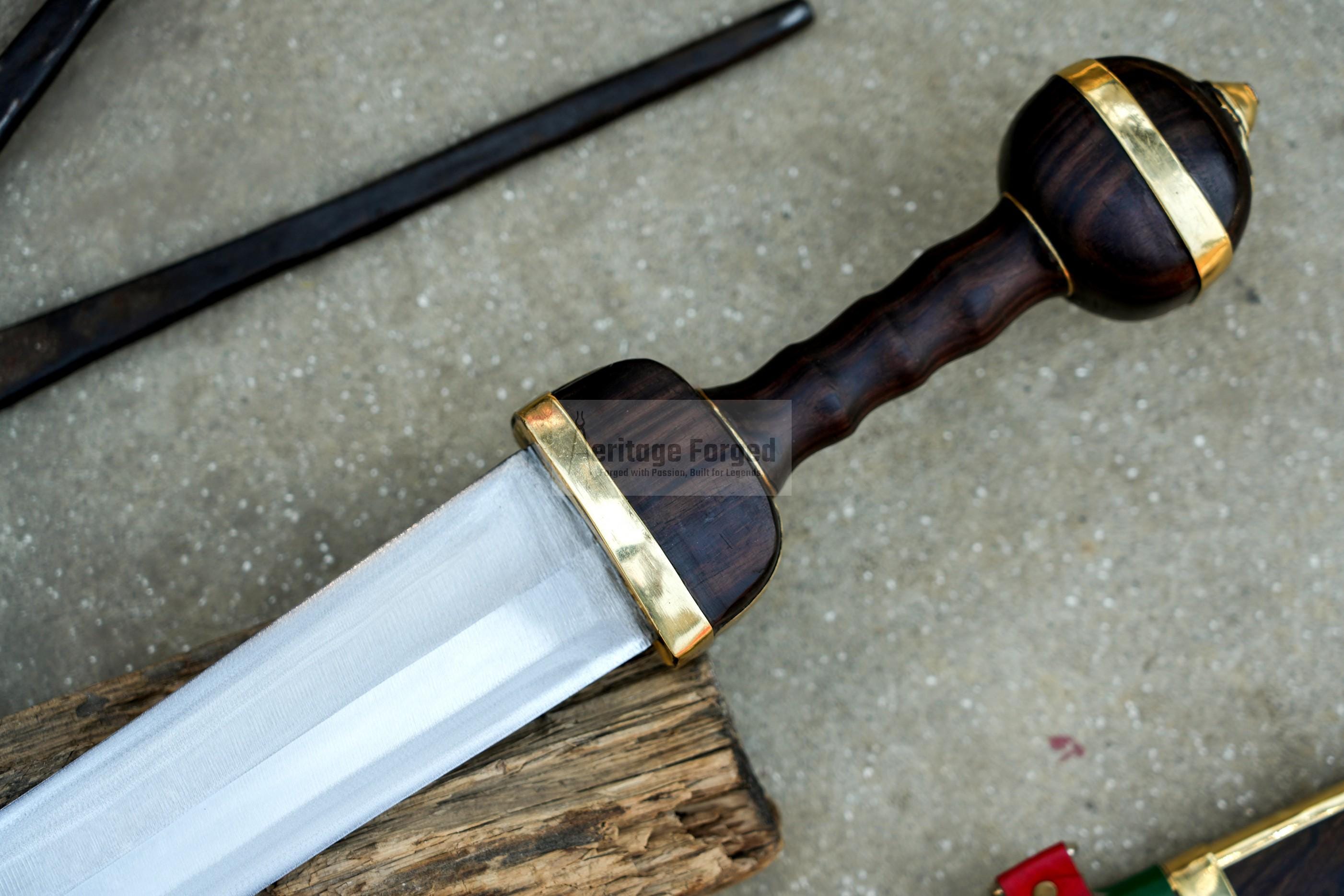 GLADIUS SWORD /24 Inches Long Blade Hand Forged Sword/ GLADIUS Machete ...
