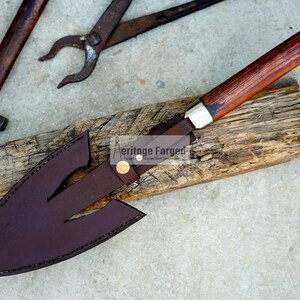 FORGED ANCHOR / Hand Forged Spear /9 Inches Long Blade Harpoon ...