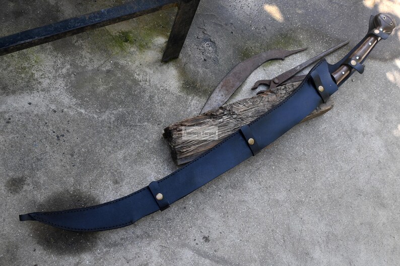 FALX Sword/handmade Sword Sword /29 Inches Long Blade Machete/ Full Tang/ Leaf Spring of Truck ...