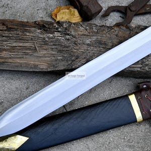 GLADIUS SWORD /20 Inches Long Blade Hand Forged Sword/ Gladius Machete ...