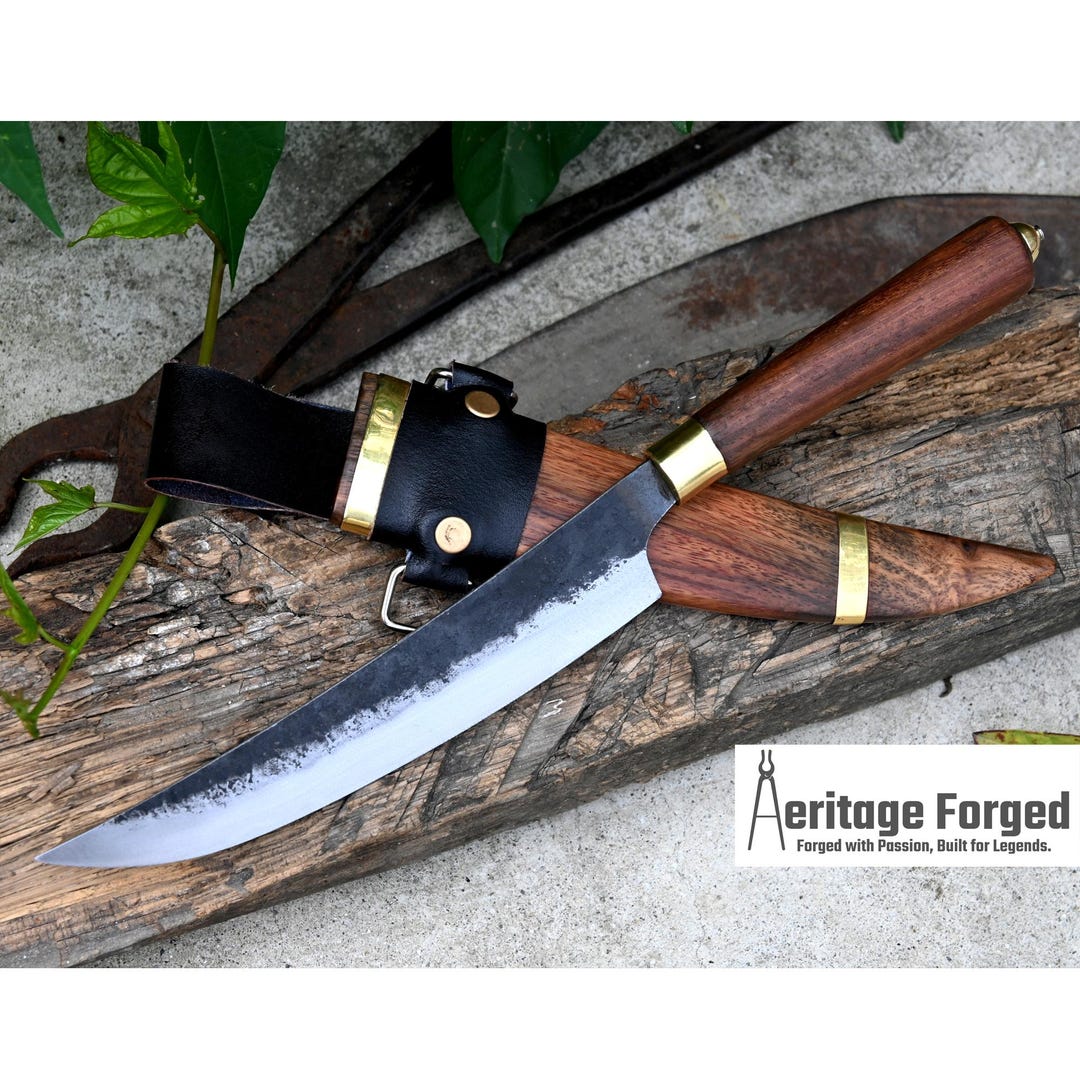 HUNTING KNIFE/7.5 Inches Long Blade Hunting Knife/handmade Knife/leaf ...