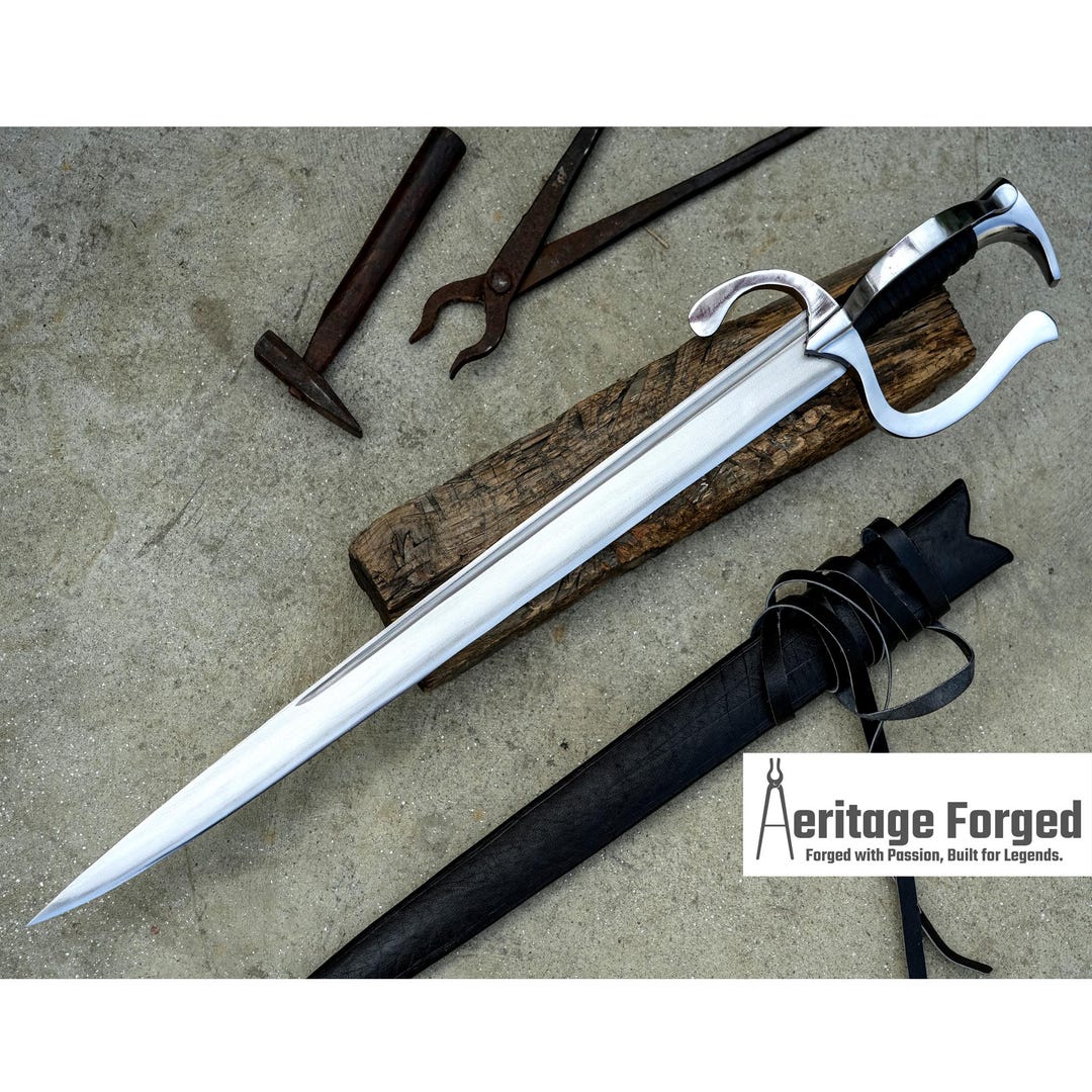 FALICON SWORD / Large Hand Forged Sword/24 Inches Long Blade Heavy ...