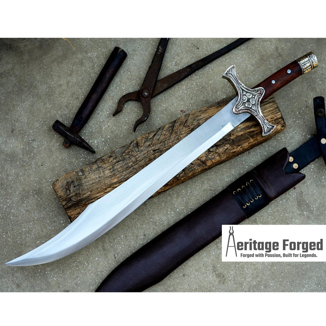 SCIMITAR SWORD/19 Inches Long Blade Hand Forged Sword/leaf Spring of ...