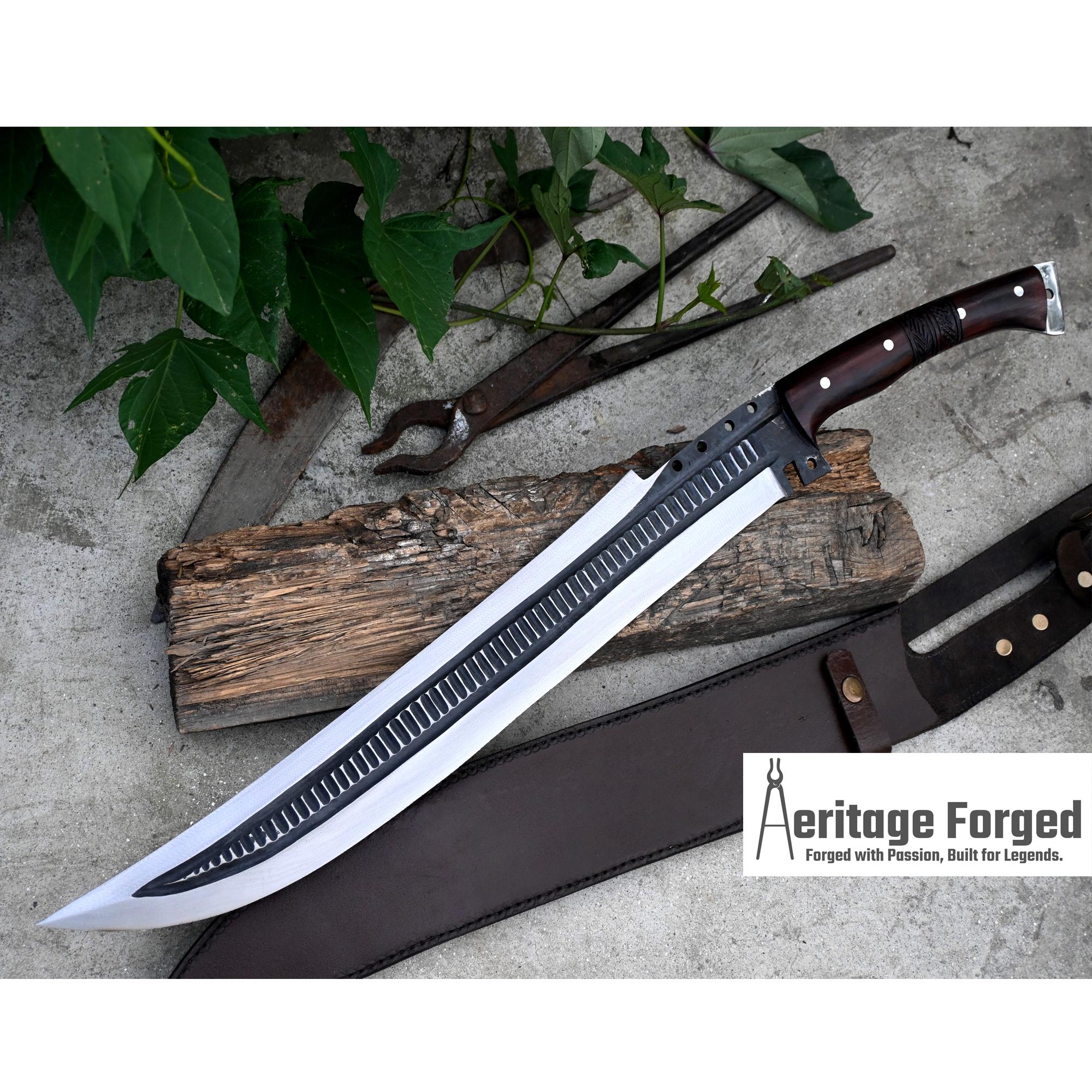 JUNGLE MACHETE / Large Jungle Clever/19 Inches Long Blade Heavy Duties ...